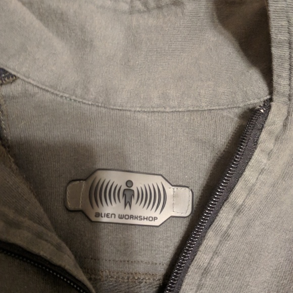 alien workshop | Sweaters | Vintage Alien Workshop Half Zip | Poshmark